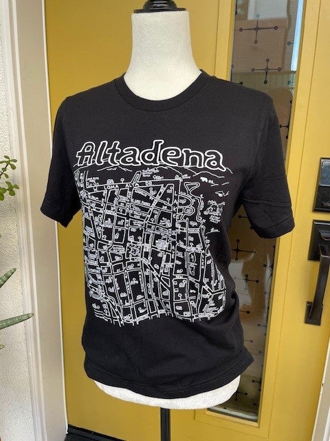 Altadena Street Map Unisex Tee Shirt | Sidecca